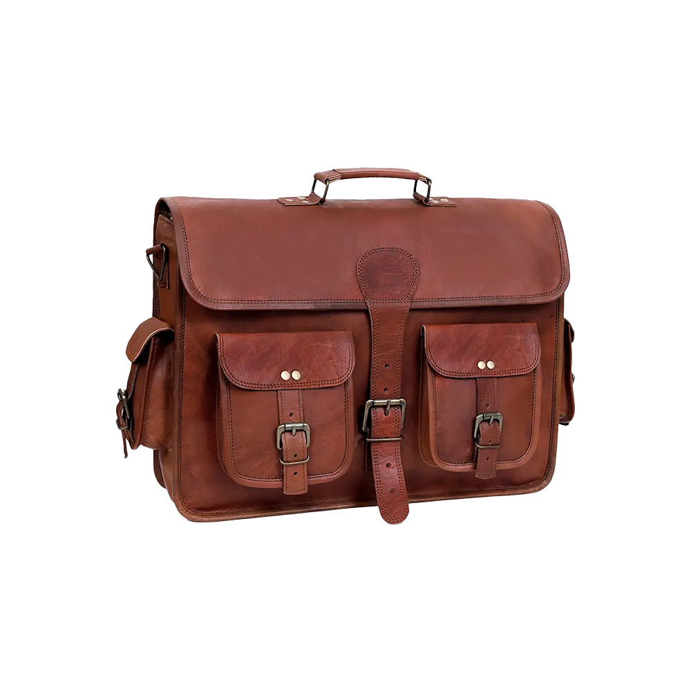 Leather Messenger Bag — RJ Singer International, Inc.
