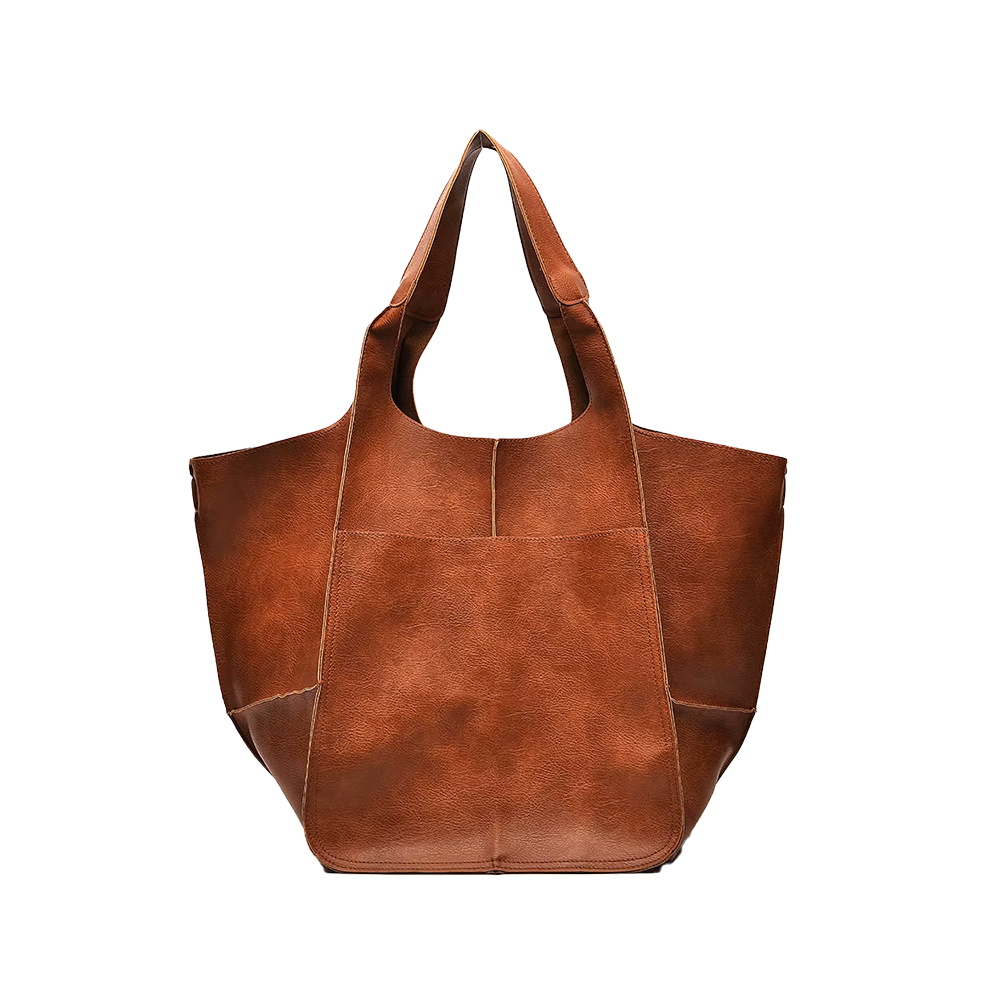 Soft Leather Shopping Tote Bag — RJ Singer International, Inc.